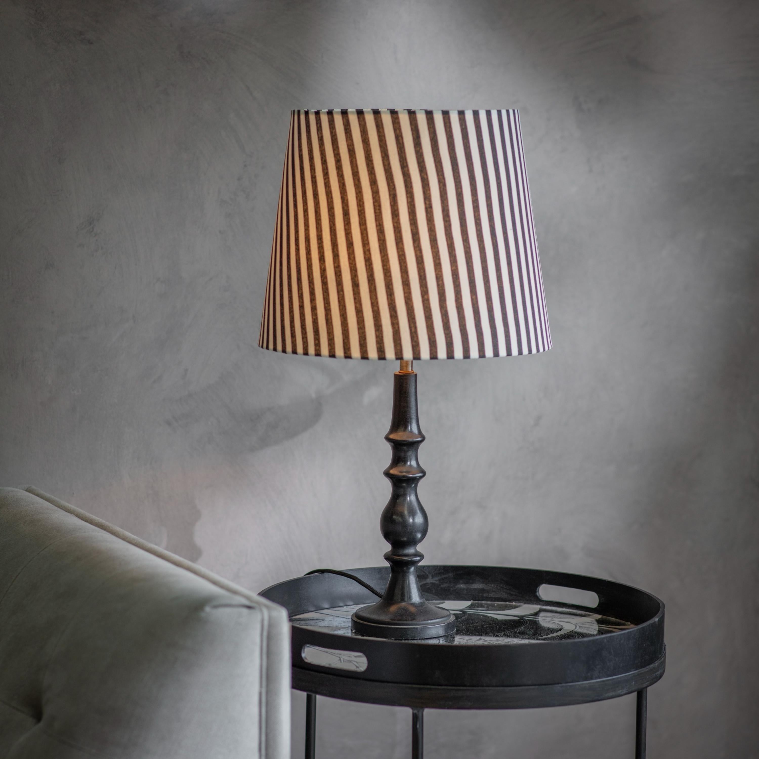 Clements Striped Shade Table Lamp – One.World